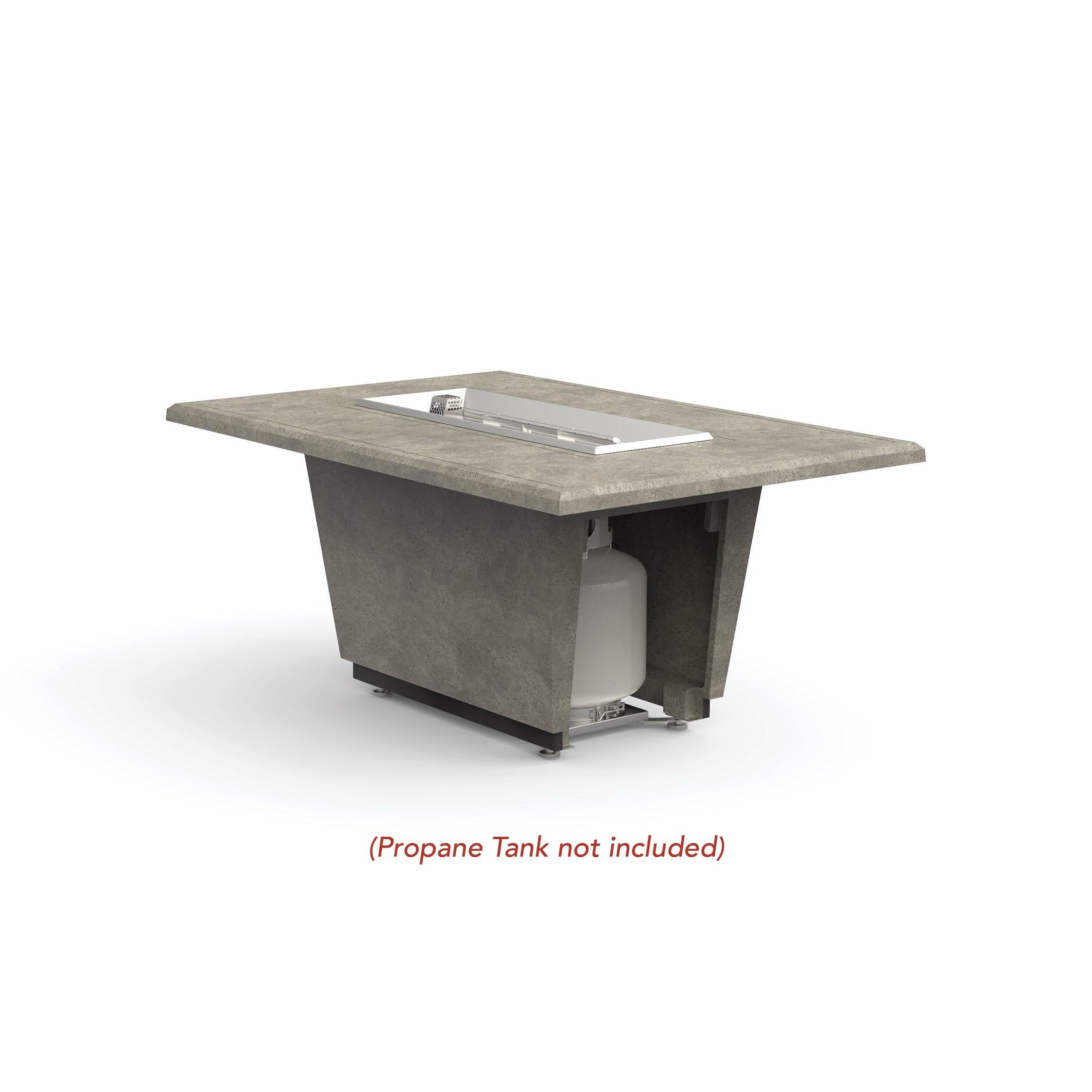 American Fyre Designs Cosmo Rectangular Outdoor Fire Table — Elegant ...