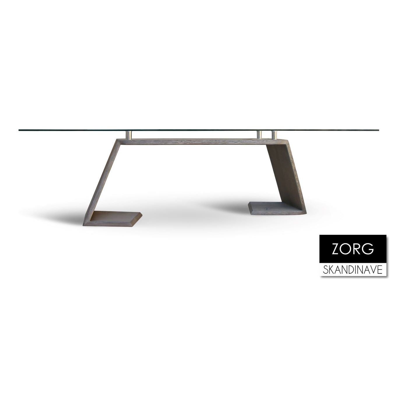 Maxima House Gor Glass Top Dining Table SCANDI142 — Elegant Home USA