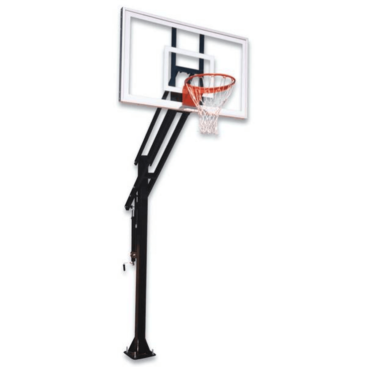 First Team Attack Pro In Ground Adjustable Basketball System — Elegant ...