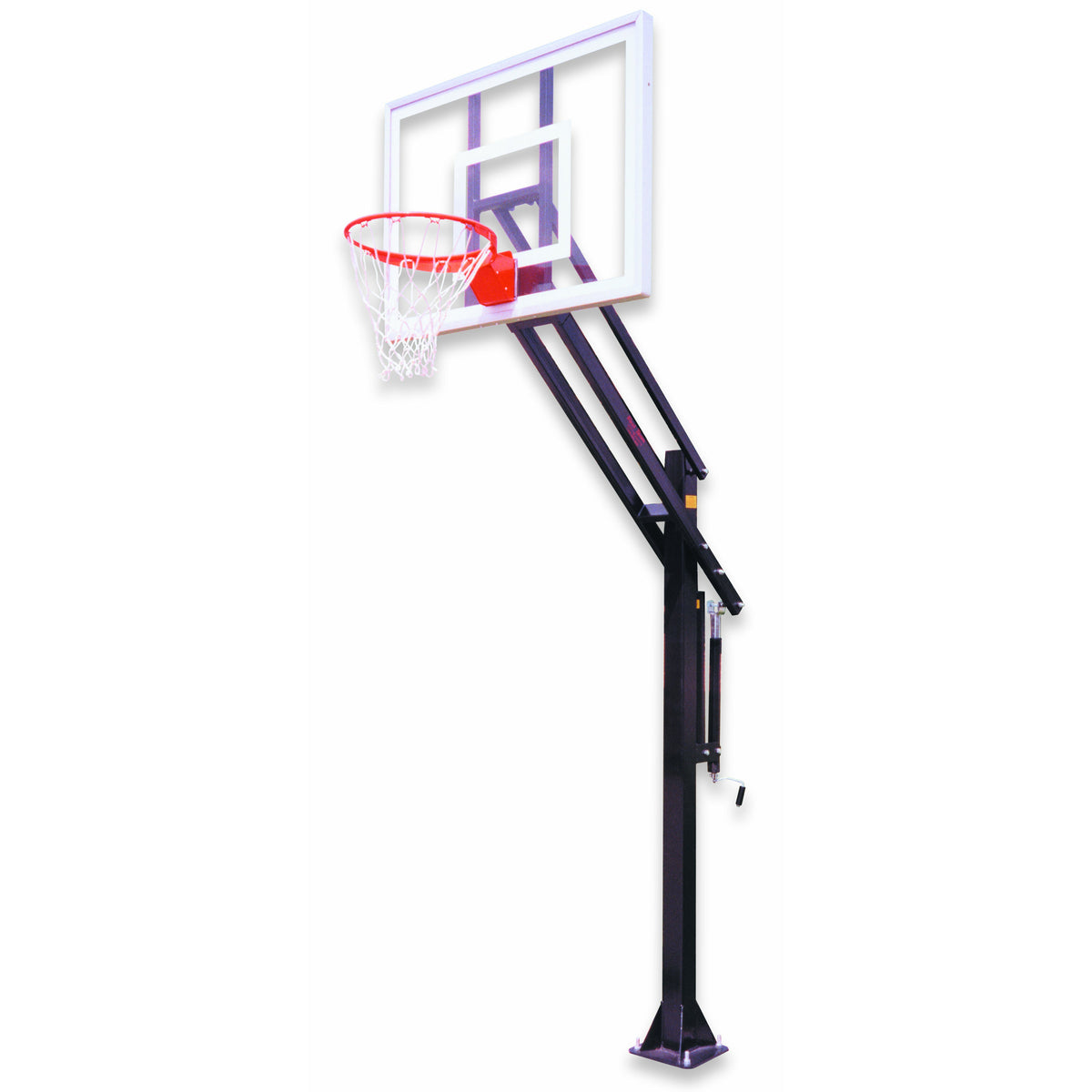 First Team Attack II In Ground Adjustable Basketball System — Elegant ...