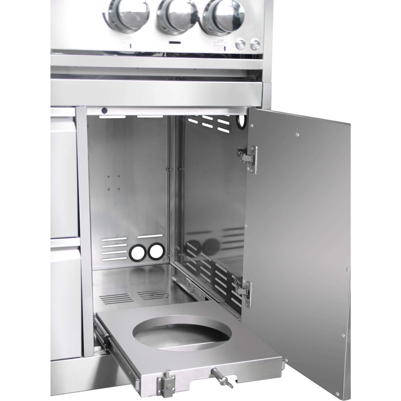 Thor Kitchen Outdoor Kitchen BBQ Grill Cabinet in Stainless Steel MK03 ...