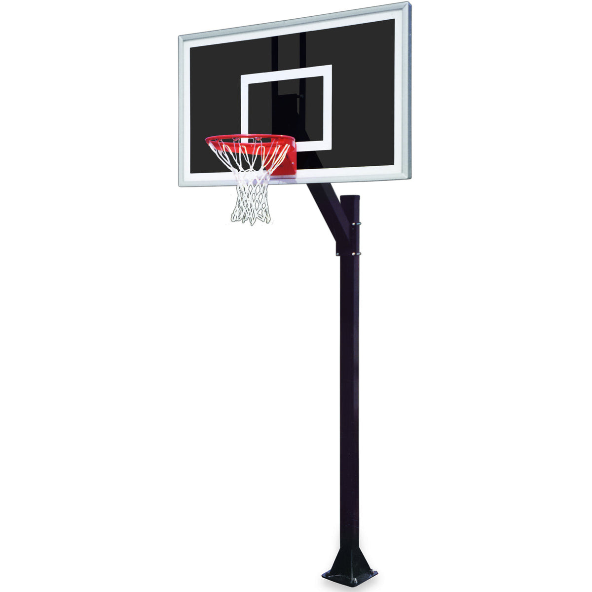 First Team Legacy Eclipse-BP In Ground Fixed Height Basketball System ...