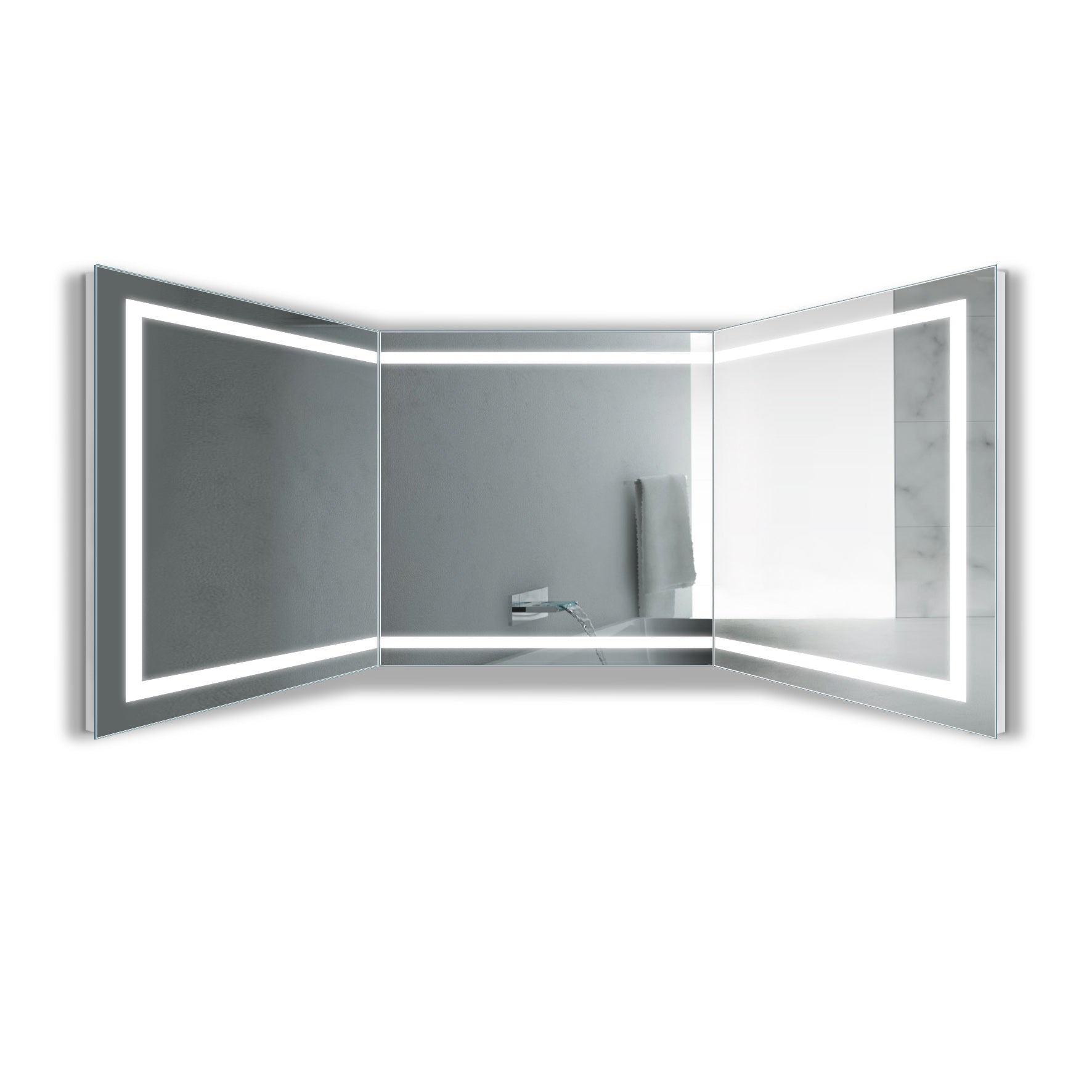 Krugg LED Bathroom Mirrors — Elegant Home USA