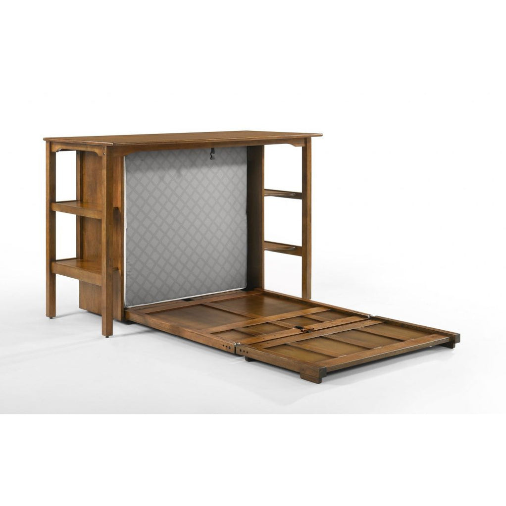 Night and Day Furniture Siesta Murphy Desk Cabinet Bed Twin Size in Bl ...