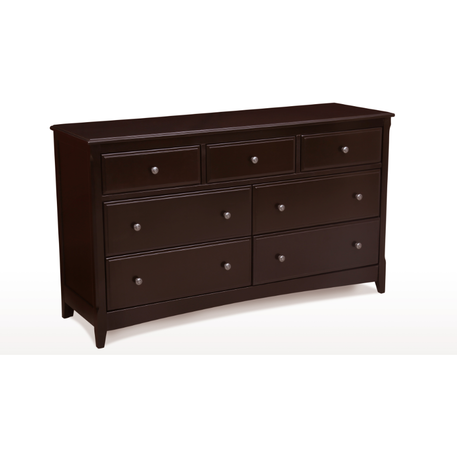 Night and Day Furniture Secrets 7 Drawer Dresser Chocolate CD-SEC2-7B ...